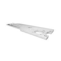 China Sandblasting Food Machinery Parts CNC Aluminum Parts Alloy Right Plate for sale
