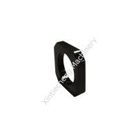 China Blackening C45 Steel Custom Machined Parts Square Wheel H7 Bearing Hole Accuracy for sale
