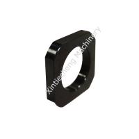 China Blackening C45 Steel Custom Machined Parts Square Wheel H7 Bearing Hole Accuracy for sale