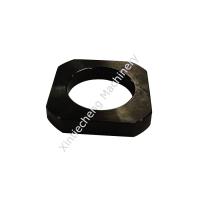China Blackening C45 Steel Custom Machined Parts Square Wheel H7 Bearing Hole Accuracy for sale