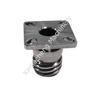 China Anodizing CNC Machining Aerospace Parts Aircraft Connector Custom Grey for sale