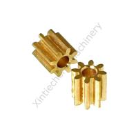 China Motor Bronze Spur High Precision Gears OEM Customized Golden Brass Spur Gear for sale