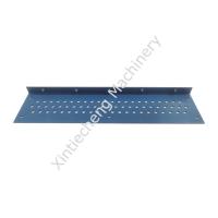 China Perforated Sheet Food Mechanical Parts Blue Painted On Aluminum Distributing for sale