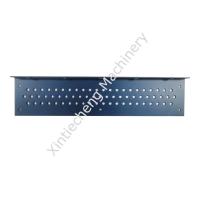 China Perforated Sheet Food Mechanical Parts Blue Painted On Aluminum Distributing for sale