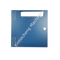 China Available Surface Treatment Metal Machine Parts Dark Blue Perforated Plate for sale