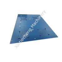 China Deep Blue Aluminum Sheet Metal Working Parts Customized Processing for sale
