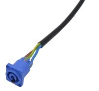 China Ip44 Industrial Power Female Connector Indoor Use Blue Input for sale