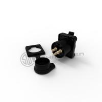 China Mini XLR Female Connector Socket 3 Pin Connector Waterproof Outdoor for sale