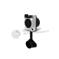 China XLR  Audio Power Waterproof Socket Connector 5 Pin Microphone IP65 for sale