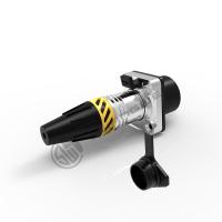 China XLR  Audio Power Waterproof Socket Connector 5 Pin Microphone IP65 for sale