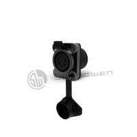 China XLR  Audio Power Waterproof Socket Connector 5 Pin Microphone IP65 for sale