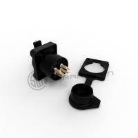 China XLR  Audio Power Waterproof Socket Connector 5 Pin Microphone IP65 for sale