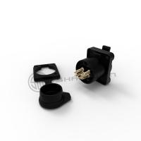 China XLR  Audio Power Waterproof Socket Connector 5 Pin Microphone IP65 for sale