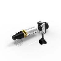 China Audio XLR 3 Pin Male Female Plug Connector Electrical IP65 Waterproof for sale