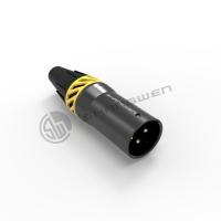 China Audio XLR 3 Pin Male Female Plug Connector Electrical IP65 Waterproof for sale