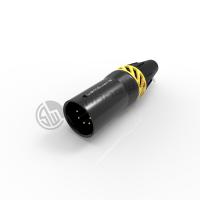 China Mini XLR 5 Pin Connector Outdoor Male And Female Plug Connector Waterproof for sale