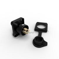 China Audio XLR Connector Outdoor Waterproof 5 Pin Connector Male Socket for sale