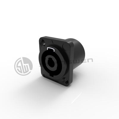 China Chassis 4 Pin Speaker Male Connector Plastic D Shape Latch Lock for sale