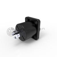 China Chassis 4 Pin Speaker Male Connector Plastic D Shape Latch Lock for sale