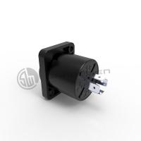 China Chassis 4 Pin Speaker Male Connector Plastic D Shape Latch Lock for sale