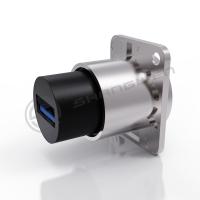 China USB Panel Mount Connector Ip65 Waterproof 9 Pin USB Connector for Format Conversion for sale