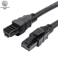 China Flexible Soft Cat6a Cat6 Ethernet Patch Cable 24awg Antifreeze Engineering Level UTP Cable for sale
