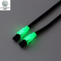 China Luminous Ethernet Patch Cable 4P PVC LSZH Jacket High Speed Copper Cable for sale