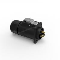 China Female Powercon IP65 Waterproof 3 Core Connector Plastic Black for sale