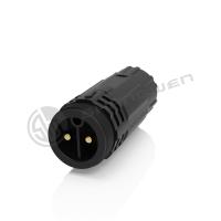 China Small 2 Pin IP67 Power Connector Industrial Screw Tooth Series FCC for sale