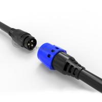 China Small IP67 Connector 3 Pin Male Connector Plastic Screw M19 Series for sale