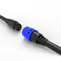 China Multiple 5 Pin Male Plug Connector IP67 M19 Series Self Locking System for sale