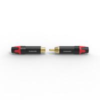 China RCA Audio Male Plug Connector 1000 MOhm With Solder Insulation for sale