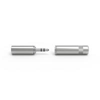 China Audio Connector 3.5 Mm Jack Plug Male Straight Style With Through Hole for sale