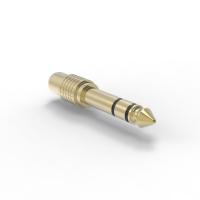 China Metal Headphone 6.35 Mm Jack Plug Waterproof Through Hole Mounting for sale