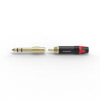 China Metal Headphone 6.35 Mm Jack Plug Waterproof Through Hole Mounting for sale