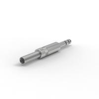 China Metal 6.35 mm Jack Plug Through Hole Audio Jack Connector 2 Contact for sale