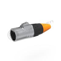 China IP65 Waterproof Rj45 Male And Female Connector Metal Button Upgrade Model for sale