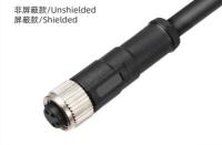China Waterproof M8 Straight Female Overmolded Plug 3 - 8A IP67 for Outdoor Applications for sale