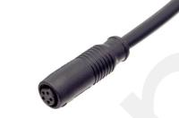 China Industrial Grade M8 Straight Female Overmolded Plug Push-Pull 3/4/6/8A 5B 4D IP67 Designed for sale