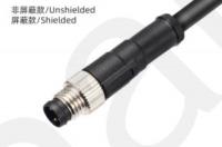 China 3/4/6/8A M8 Straight Male Overmolded Plug with IP67 Rating and Overmolded Plug Design for sale