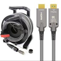 China HDMI2.1 HD Armored Optical Fiber Cable for sale