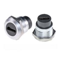 China Zinc Alloy Round Dustproof Audio Data Connector for Industrial Electronics Accessories and HDMI for sale