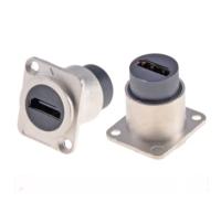 China Industrial Electronics Accessories Zinc Alloy Square Data Connector for Audio Data via USB for sale