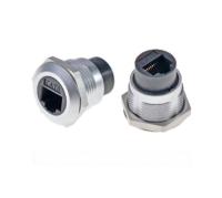 China CAT6 Zinc Alloy Round Data Connector Dustproof USB Audio Connector for Data Transfer for sale