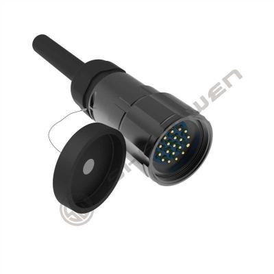 China 19-Pin Socapex Power Extension Cable Copper Electrical Plug Multipin Male Female Connectors for sale