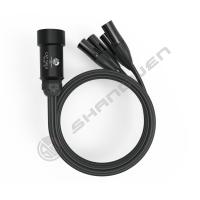 China 4-Channel 3-Pin XLR Adapter Cable with RJ45 Female Converter Xlr 3 Male Pins to Power Application Extension Connector Cable for sale