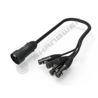 China 4 Channel PVC Jacket XLR Female Male Connectors to Cat5 Cat6 DMX RJ45 DMX512 Snake Audio Cable for Professional Audio for sale