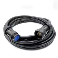 China Custom 19-Pin Socapex Stage Lighting Extension Cable Copper Wire Connector Cord with SOCAPEX Processing for Power Application for sale