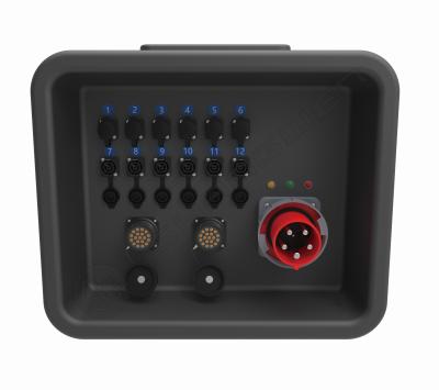 China Professional Stage Light Power Distribution Box 12 Channels with 19 Pin Socapex for sale