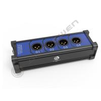China Audio DMX 4 Channel 3 Pin XLR Cable Rj45  Breakout Multi Network Stage Sound Lighting  Ethercon Cable Extender Connectors for sale